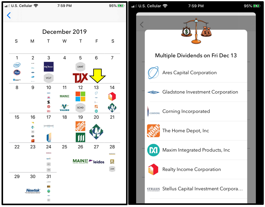 Thursday’s Tool – Dividend Tracker Calendar – Know Your Flocks & Herds
