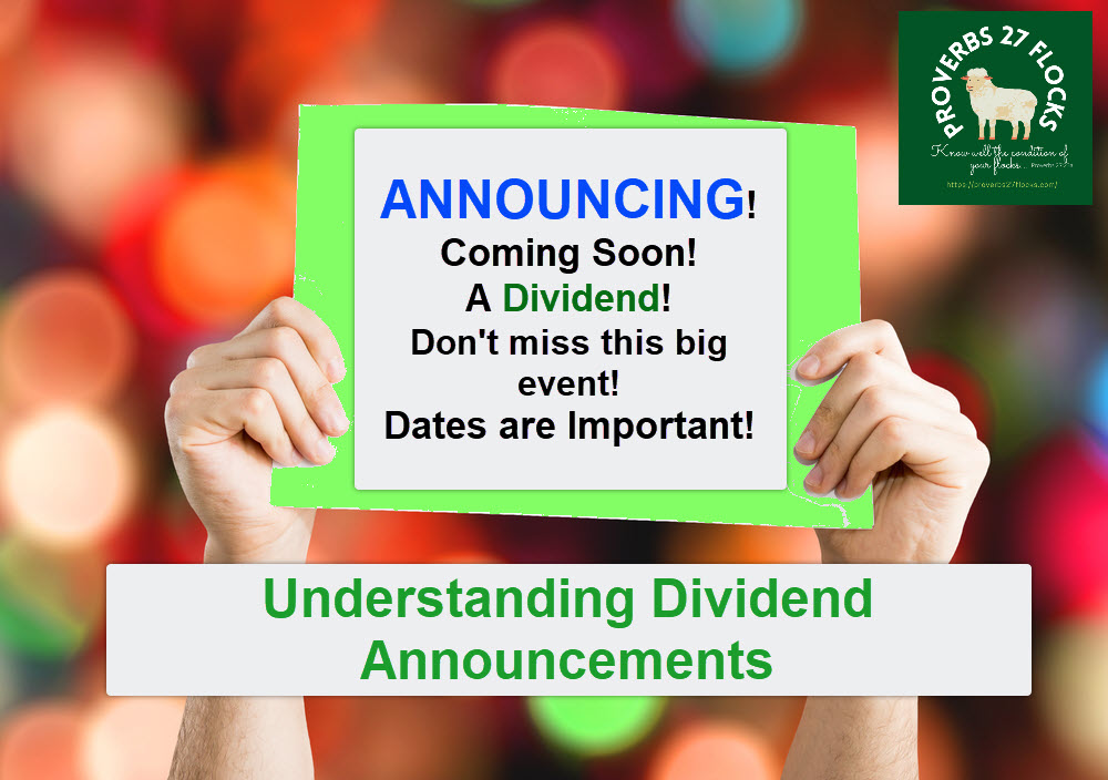 Understanding Dividend Announcements – Know Your Flocks & Herds