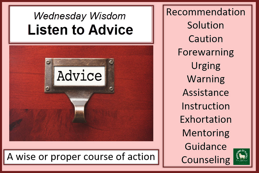 Wednesday Wisdom: ADVICE – Know Your Flocks & Herds