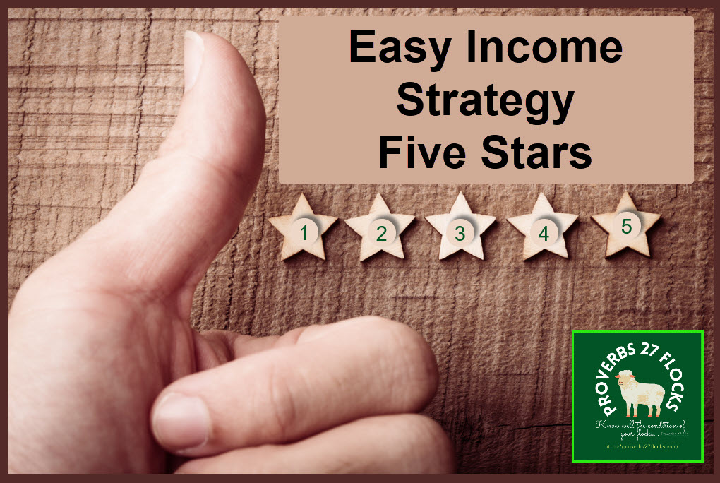Easy Income Strategy – Five Stars – Know Your Flocks & Herds
