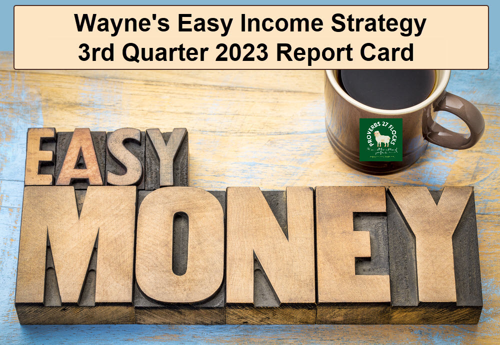 Easy Income Strategy – 3rd Quarter 2023 Results 1 of 2 – Know Your ...