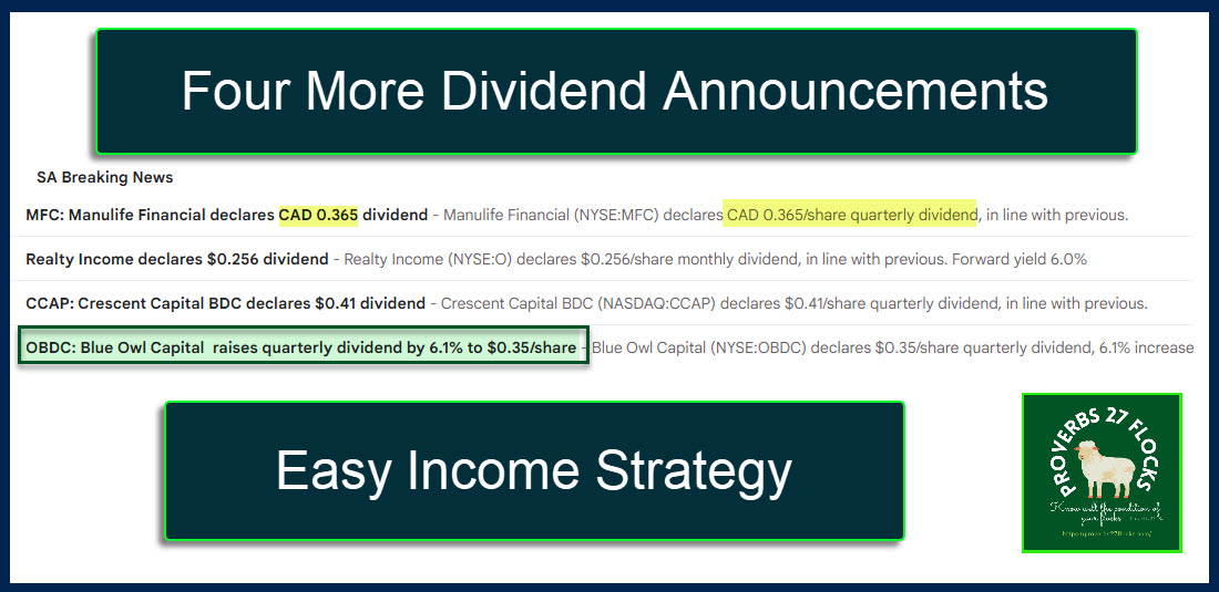 EIS – Blue Owl Capital Flying Higher – Know Your Flocks & Herds