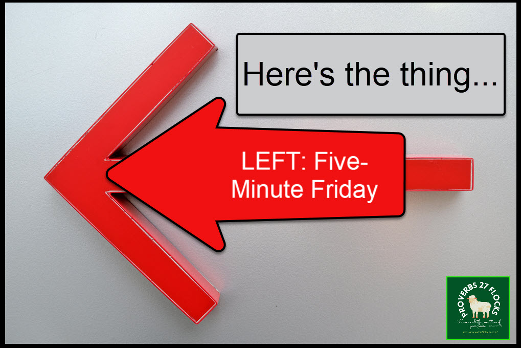LEFT: Five-Minute Friday – Know Your Flocks & Herds