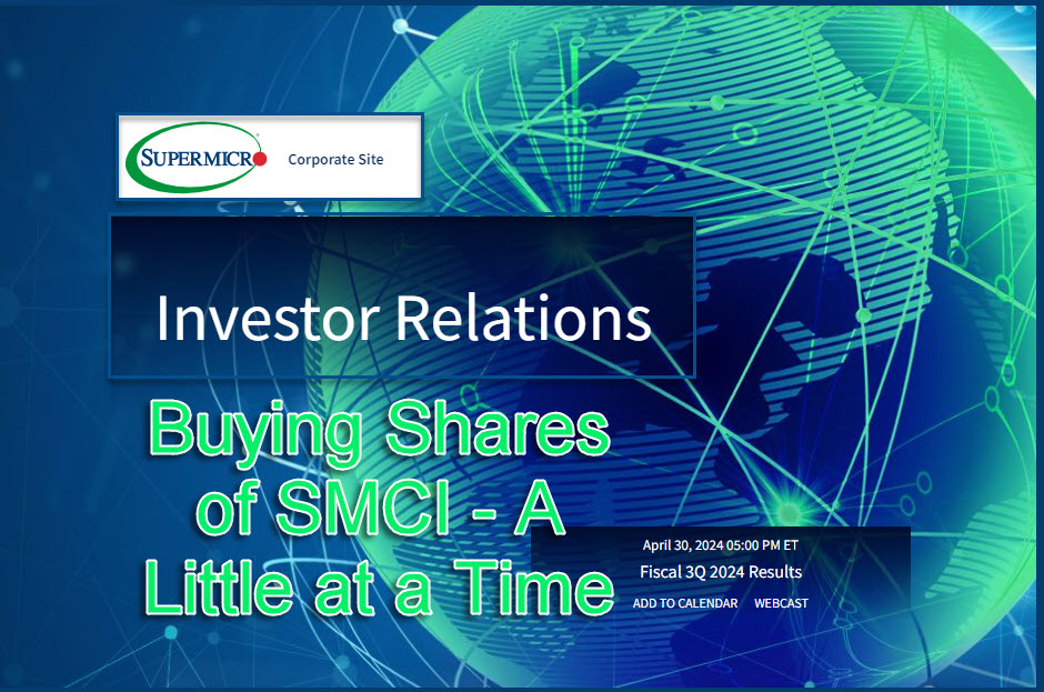 Buying Shares of SMCI – Know Your Flocks & Herds
