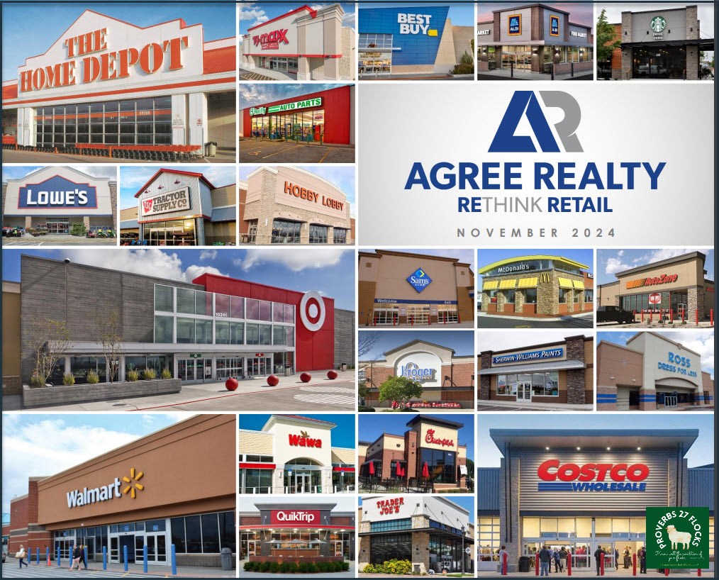 REIT Holdings Update – ADC – Know Your Flocks & Herds