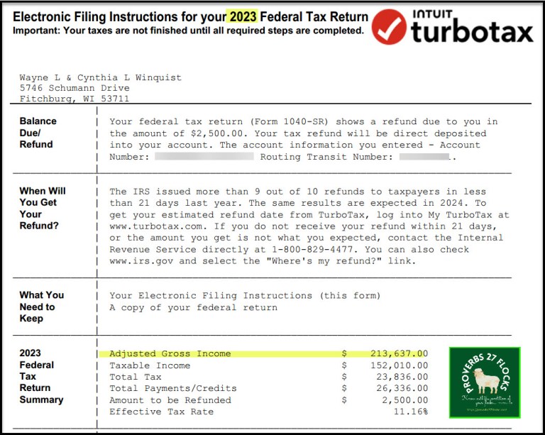 Wise Investing Checkup Chapter 4: Income Tax Ideas – Know Your Flocks ...