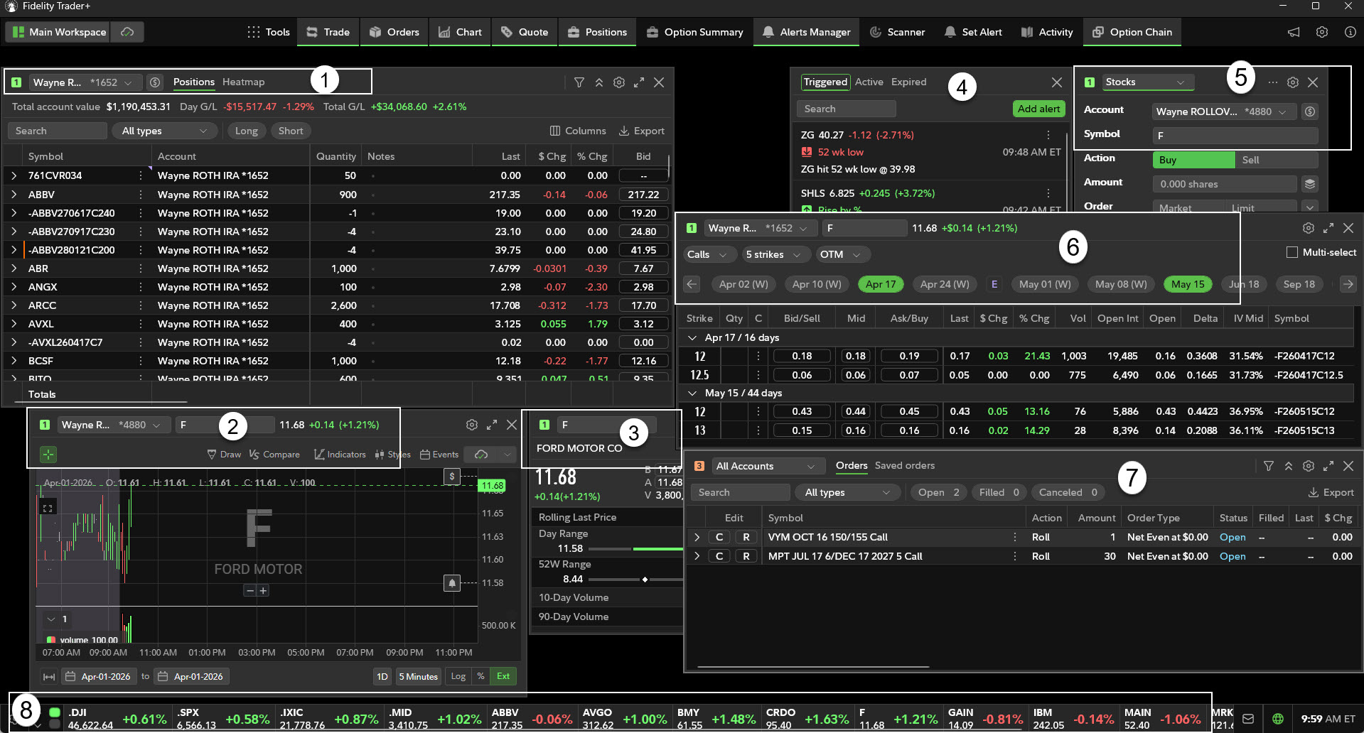Fidelity Trader+ Desktop Setup – Know Your Flocks & Herds